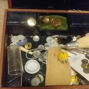 Other | Antique Button Box Ect | Poshmark